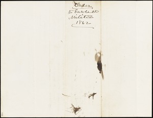 Enlistment order - Digital Commonwealth