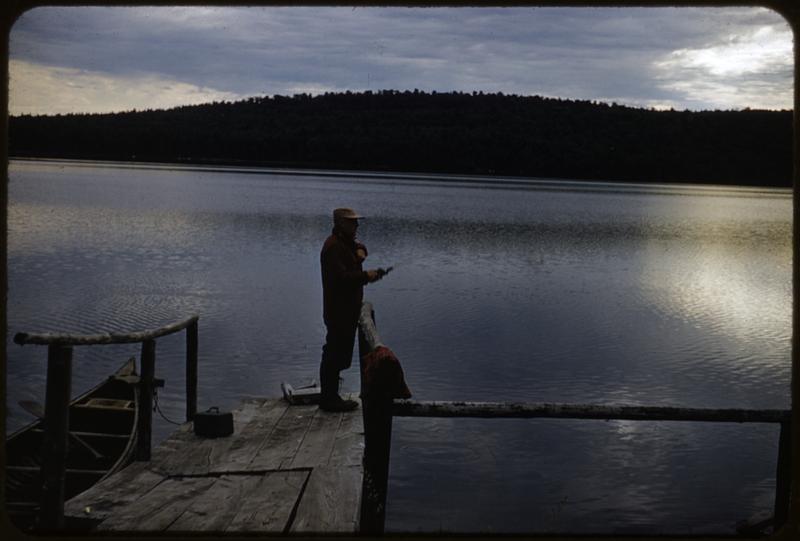 George Sharkey, fishing - Digital Commonwealth