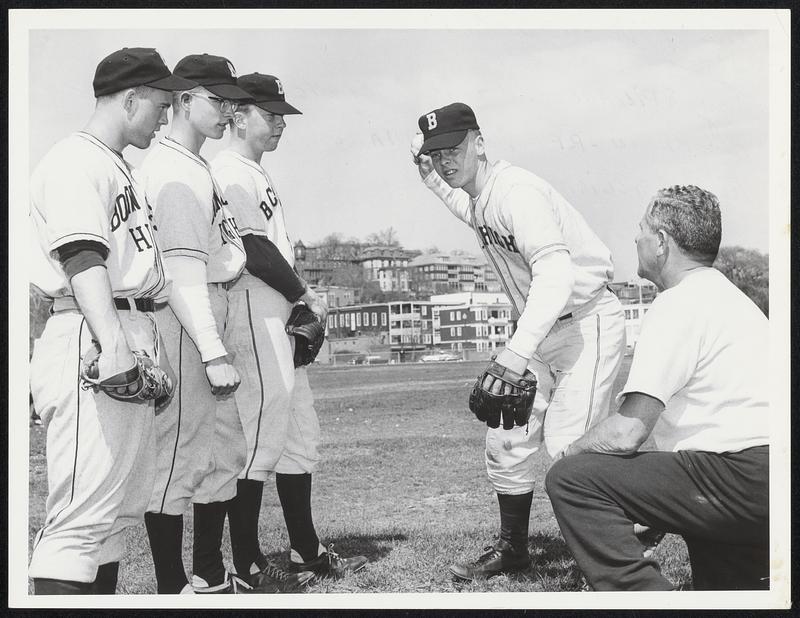 B.C. High - Outfield L.R Jay Spillane- CF - Pete Flaherty - LF. Bob ...
