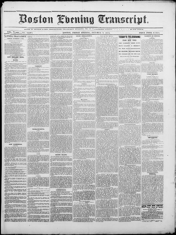 Boston Evening Transcript - Digital Commonwealth