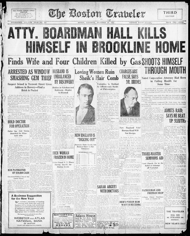 The Boston Traveler. December 30, 1922 - Digital Commonwealth