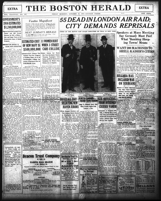 The Boston Herald. October 15, 1915 - Digital Commonwealth