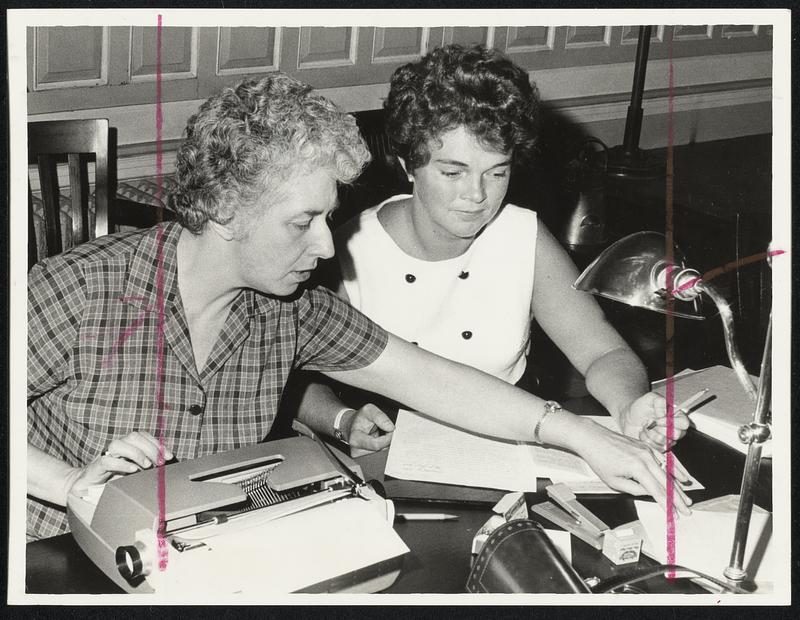 New Bedford teachers, Mrs. Lucille Lagasse and Nancy Walsh, volunteer ...