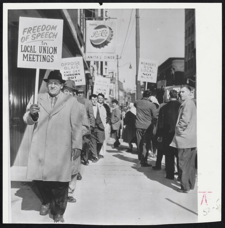 Threat of disciplinary action against a union member brought out 40 ...