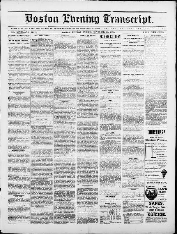 Boston Evening Transcript - Digital Commonwealth