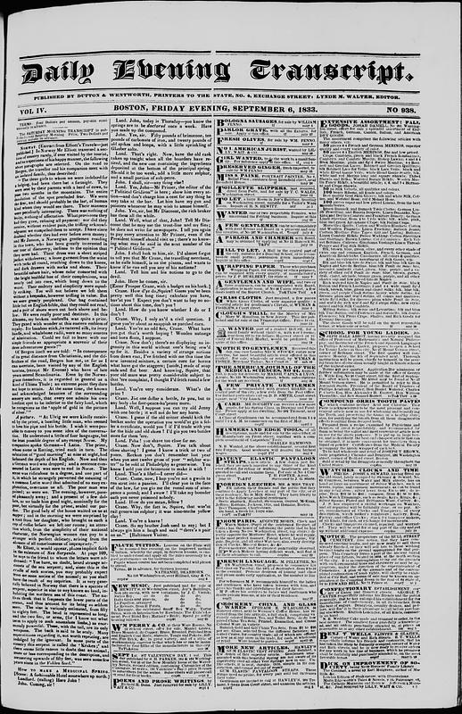 Daily Evening Transcript - Digital Commonwealth