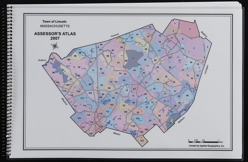 Town of Lincoln, Massachusetts assessor's atlas - Digital Commonwealth
