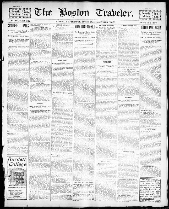 The Boston Traveler. August 17, 1895 - Digital Commonwealth