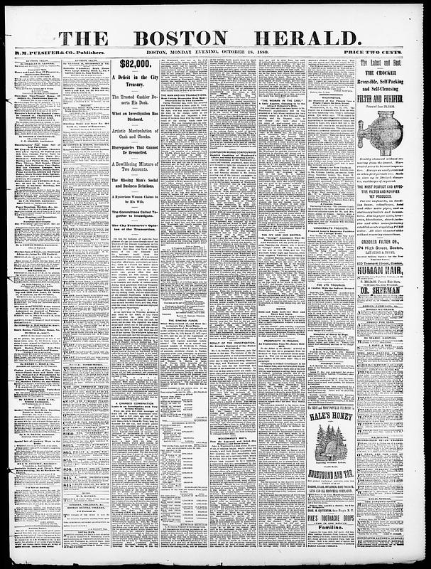 The Boston Herald. October 18, 1880 - Digital Commonwealth