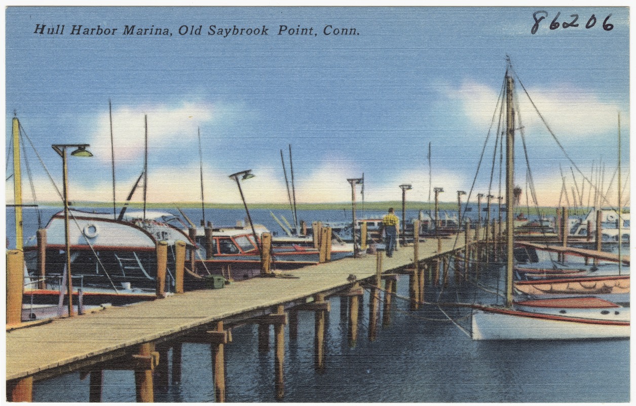 Hull Harbor Marina, Old Saybrook Point, Conn. - Digital Commonwealth