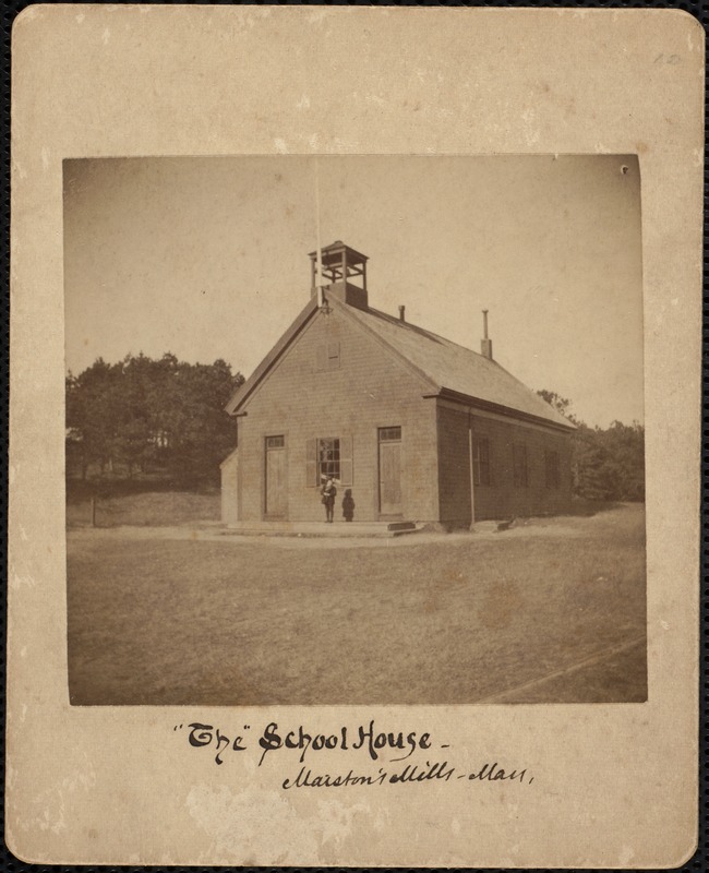 One-room Marstons Mills Schoolhouse, completed in 1851 on land near ...