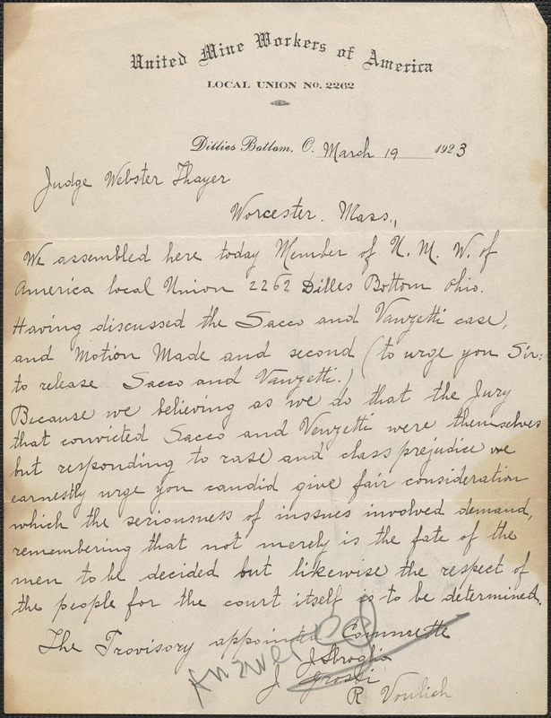 J. Grossi et al (United Mine Workers of America, Local Union No. 2262 ...