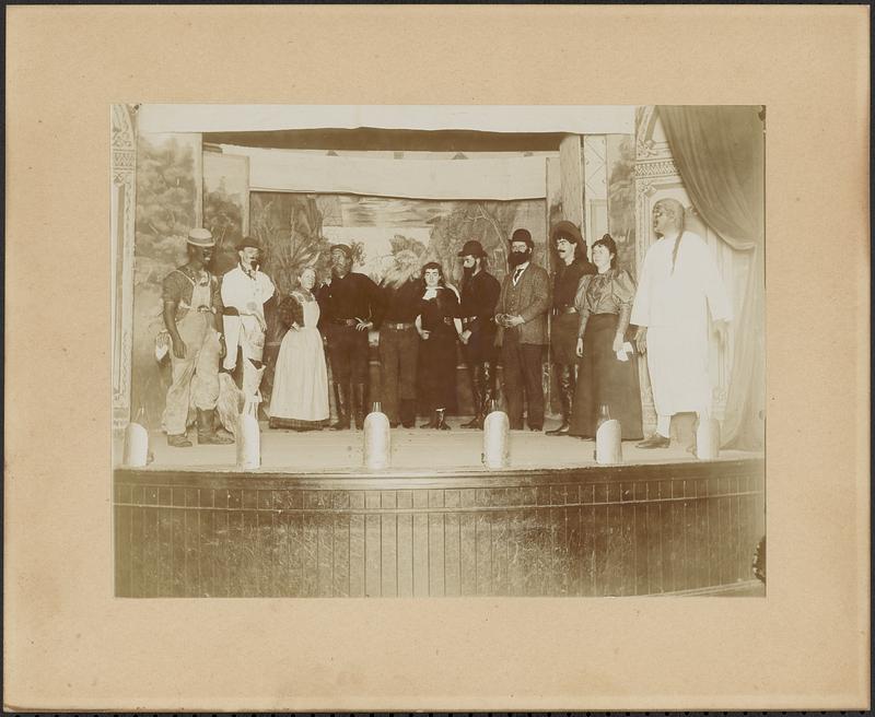 Group portrait, amateur theater - Digital Commonwealth