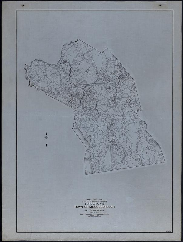 Topography Town of Middleborough - Digital Commonwealth