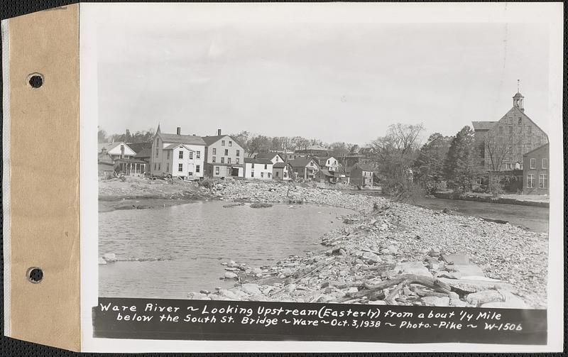Ware River, looking upstream (easterly) from about 1/4 mile below South ...
