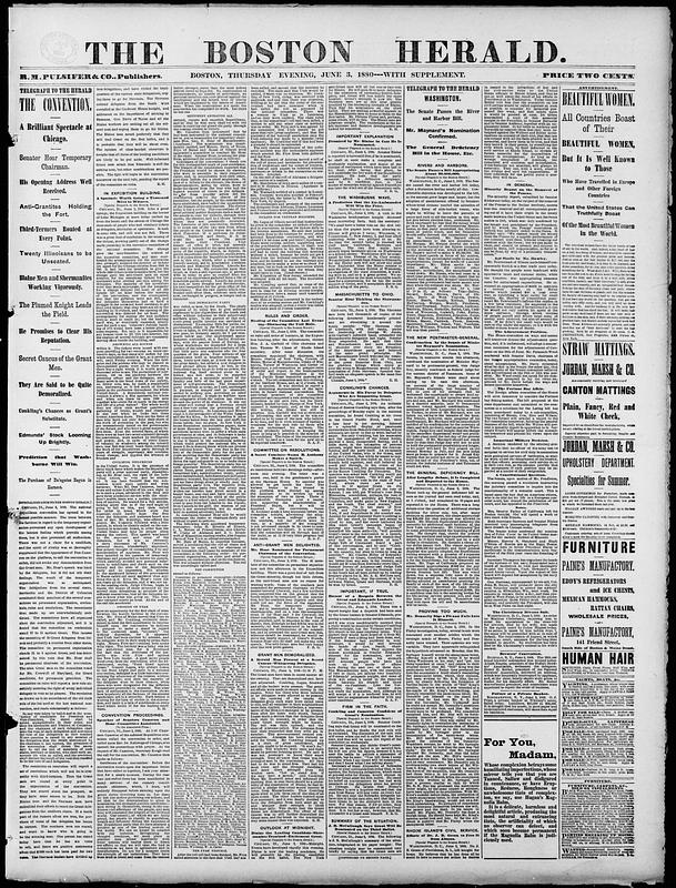 The Boston Herald. June 03, 1880 - Digital Commonwealth