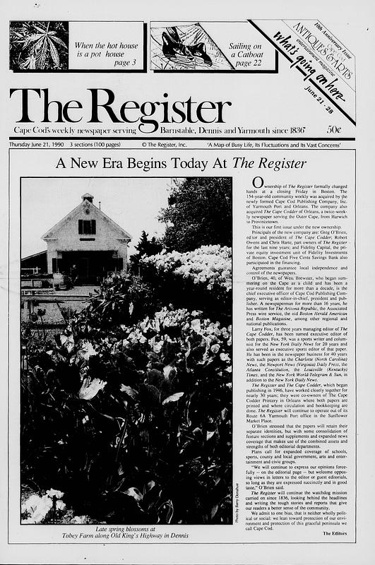 The Register. June 21, 1990 - Digital Commonwealth