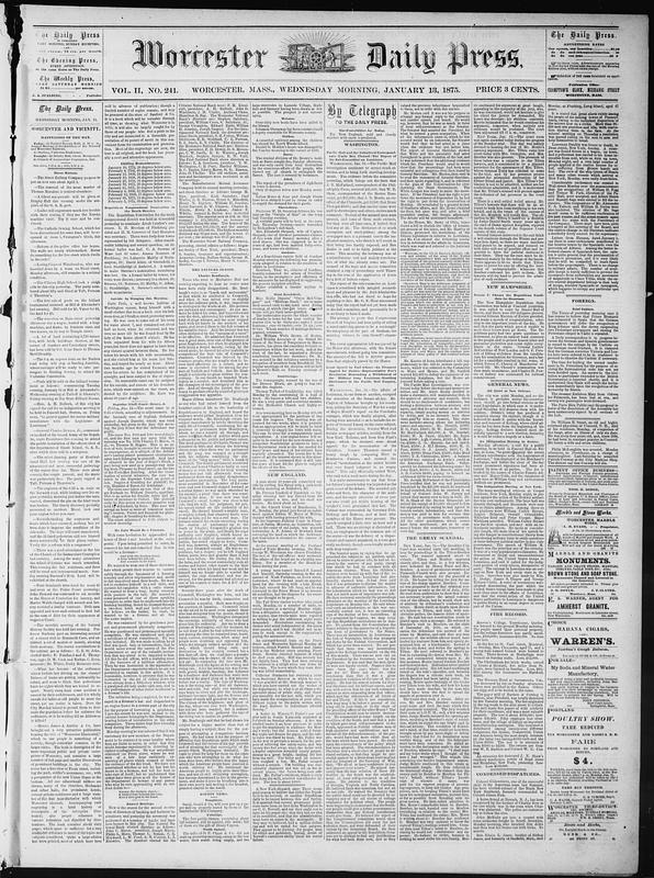 Worcester Daily Press - Digital Commonwealth