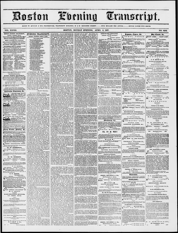 Boston Evening Transcript - Digital Commonwealth
