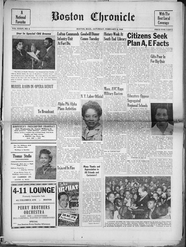 Boston Chronicle. February 05, 1949 - Digital Commonwealth