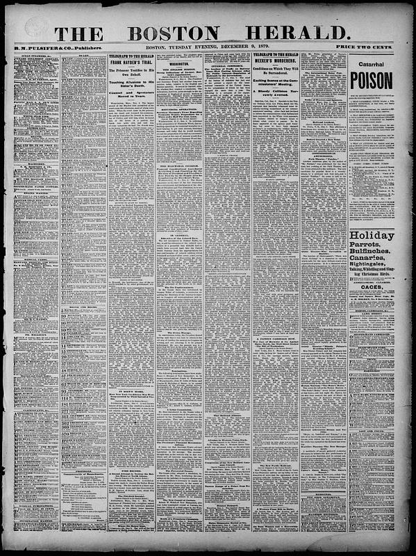 The Boston Herald. December 09, 1879 - Digital Commonwealth