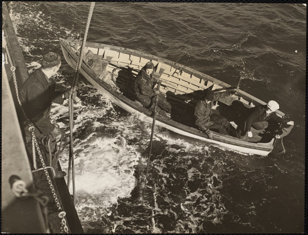 White water and howling wind add danger to boarding Boston Lightship ...