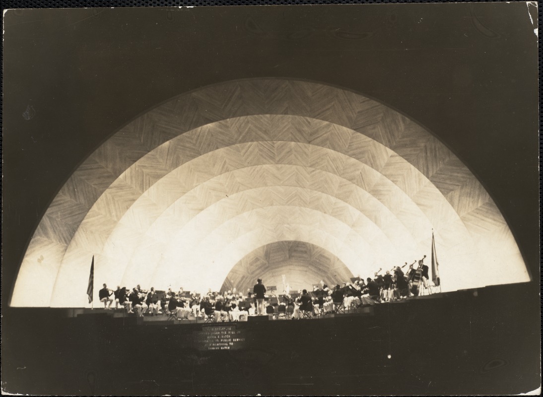 Hatch Memorial Shell, Boston - Digital Commonwealth