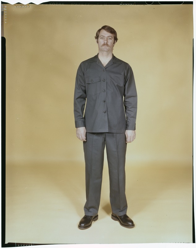 CEMEL, inmate uniform, front view - Digital Commonwealth