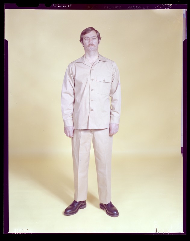 CEMEL, inmate uniform, front view - Digital Commonwealth