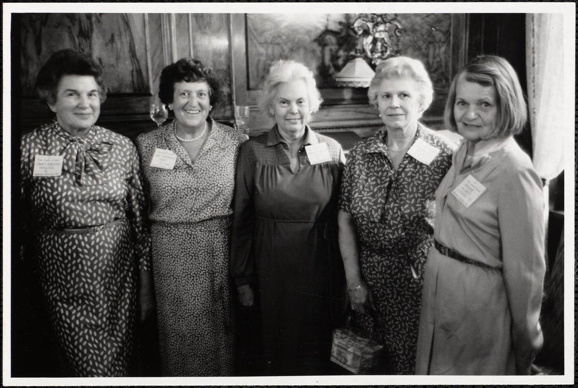 Class of 1937. Reunion '82 - Digital Commonwealth