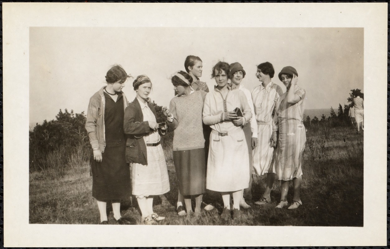 Pagan Hill picnic, Pine Manor, Wellesley, Mass. Spring 1926 - Digital ...