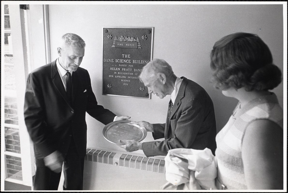 Pine Manor. The Dane Science Building, named for Helen Pratt Dane in ...