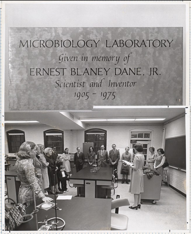 Microbiology laboratory given in memory of Ernest Blaney Dane, Jr ...