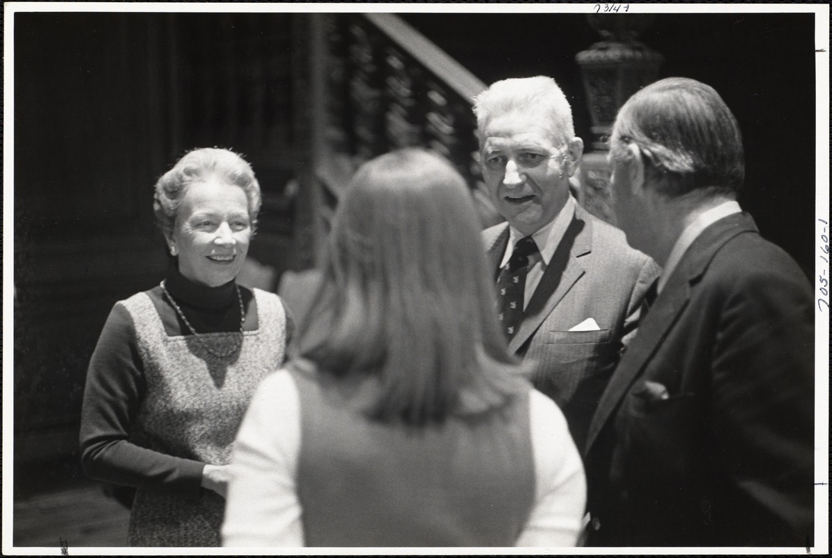 President and Mrs. Ferry - Father's Weekend - Digital Commonwealth