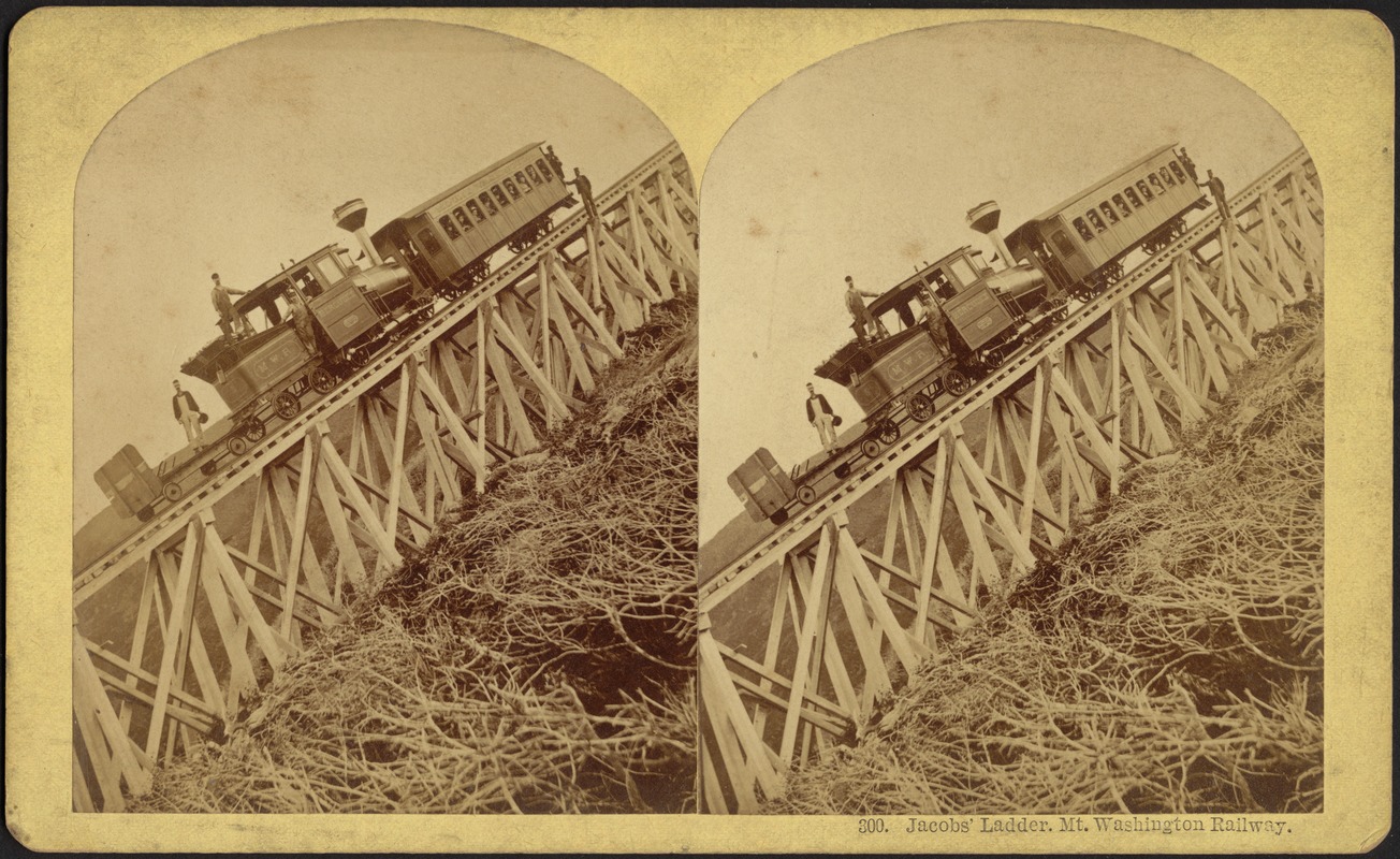 Jacob's ladder, Mt. Washington Railway - Digital Commonwealth