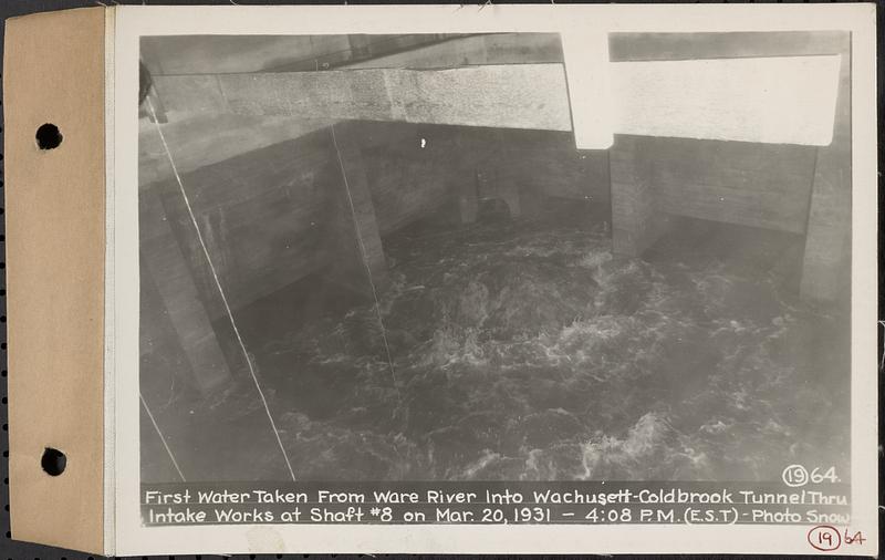 Contract No. 19, Dam and Substructure of Ware River Intake Works at ...