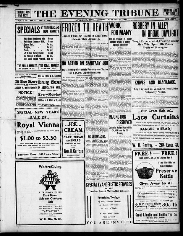 The Evening Tribune. January 30, 1905 - Digital Commonwealth