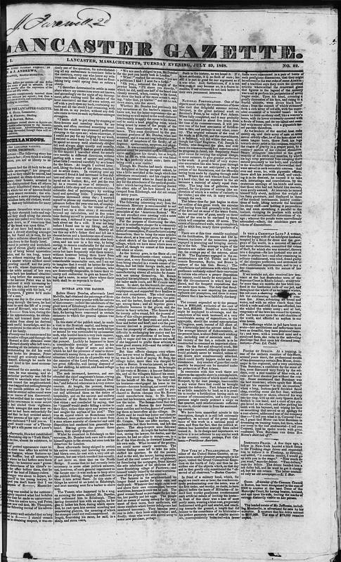 Lancaster Gazette - Digital Commonwealth