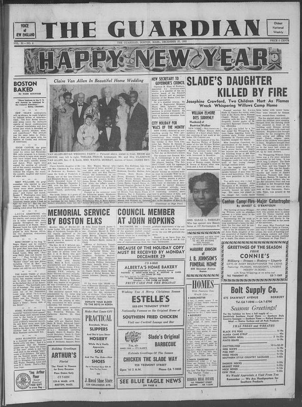 The Guardian. December 27, 1952 - Digital Commonwealth