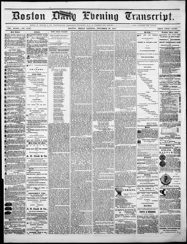 Boston Daily Evening Transcript - Digital Commonwealth