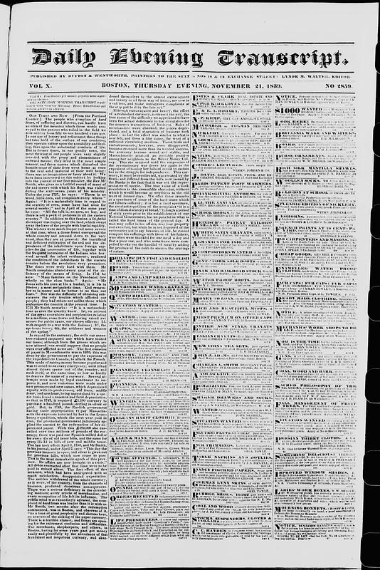 Daily Evening Transcript - Digital Commonwealth