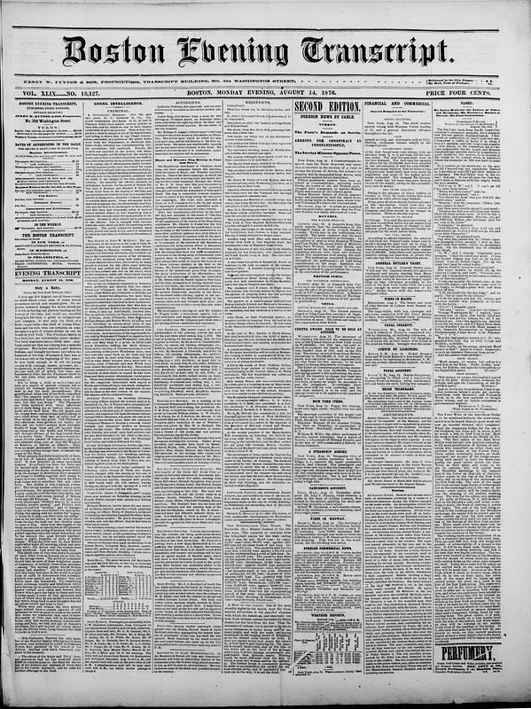 Boston Evening Transcript - Digital Commonwealth