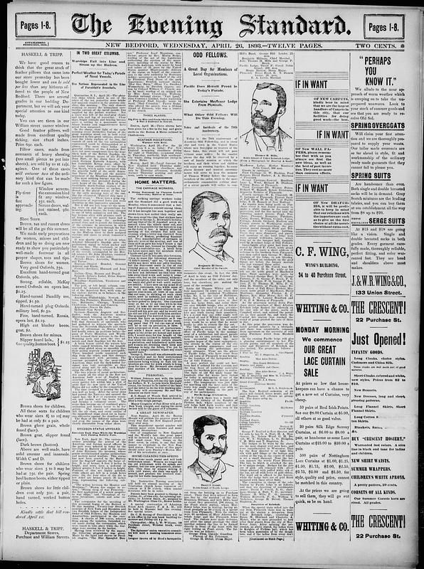 Evening Standard. April 26, 1893 - Digital Commonwealth