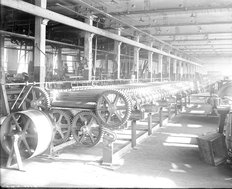 Softener Type A, Regular Drive, end view showing gear - Digital ...