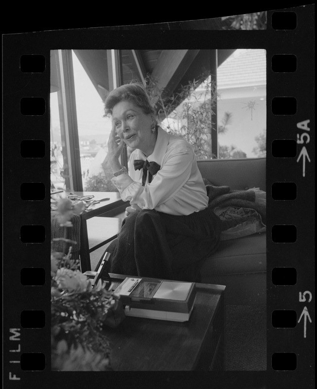 Maureen O'Sullivan, movie star, visits Boston - Digital Commonwealth