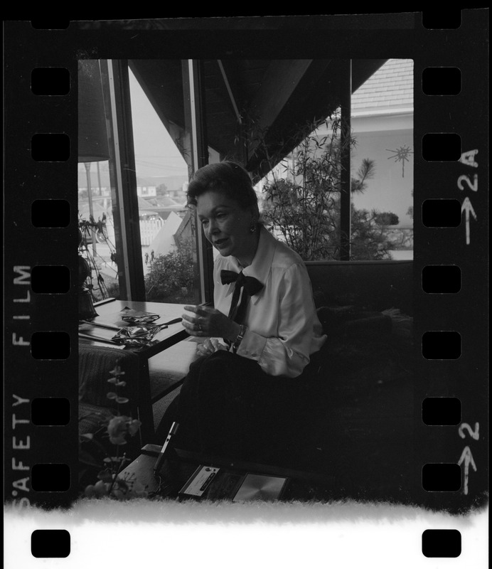 Maureen O'Sullivan, movie star, visits Boston - Digital Commonwealth