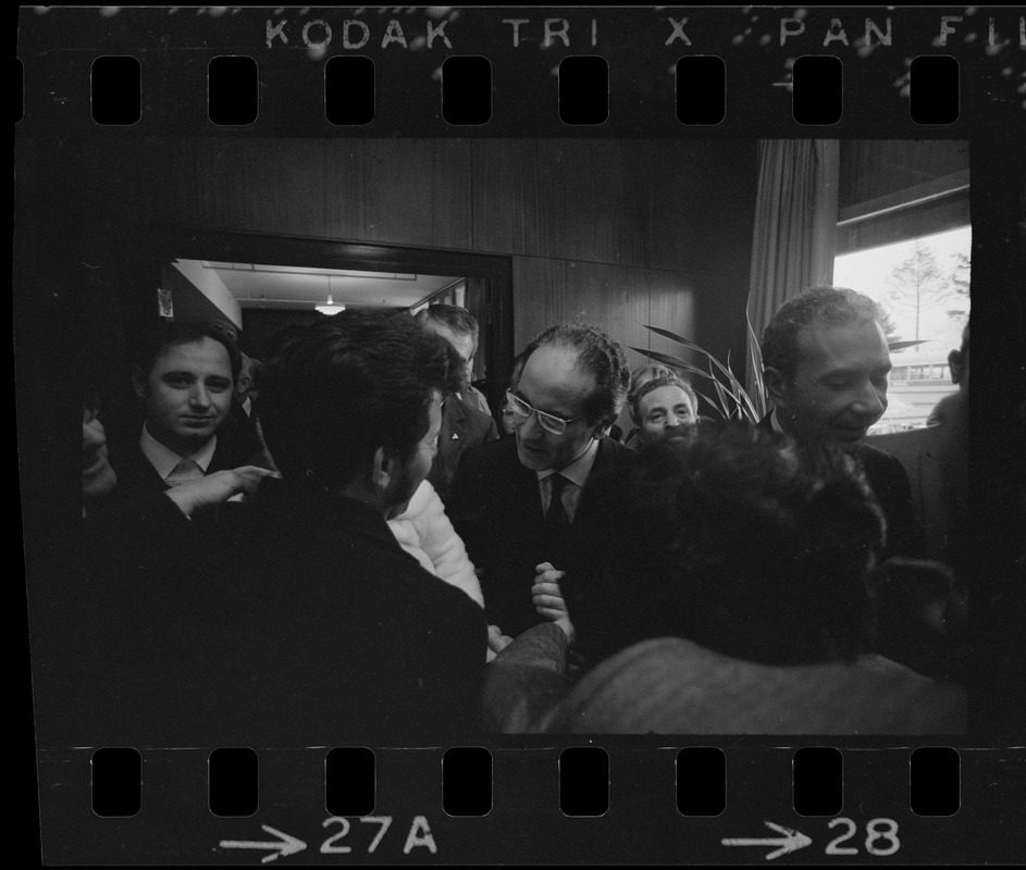 Italian Prime Minister Emilio Colombo at Don Orione Home in East Boston ...