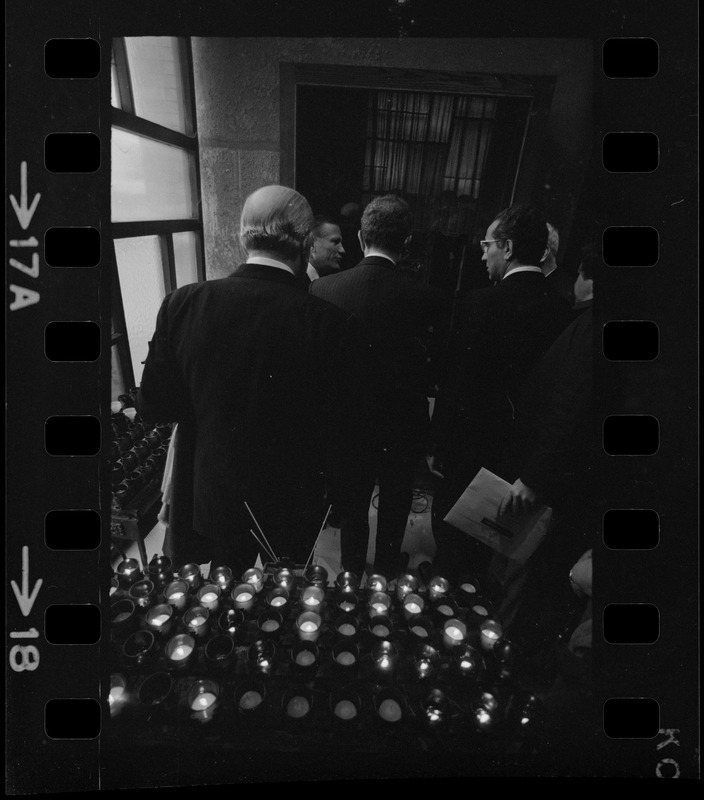 Italian Prime Minister Emilio Colombo at Don Orione Home in East Boston ...