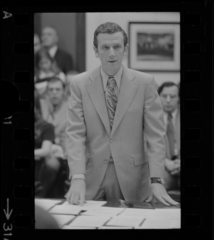 House Speaker David Bartley at hearing - Digital Commonwealth
