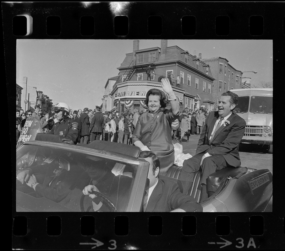 Louise Day Hicks in St. Patrick's Day parade - Digital Commonwealth